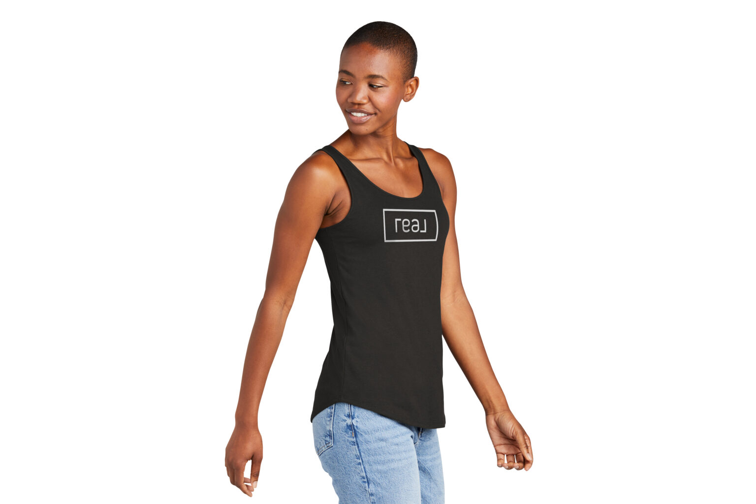 Real | District® Women’s Perfect Tri® Relaxed Tank | AgentStore.com