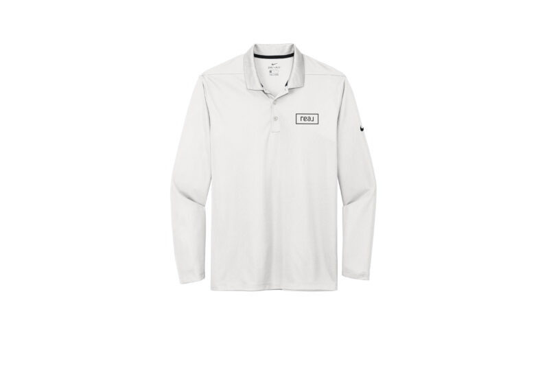 Real | Nike Mens Long Sleeve Polo | AgentStore.com